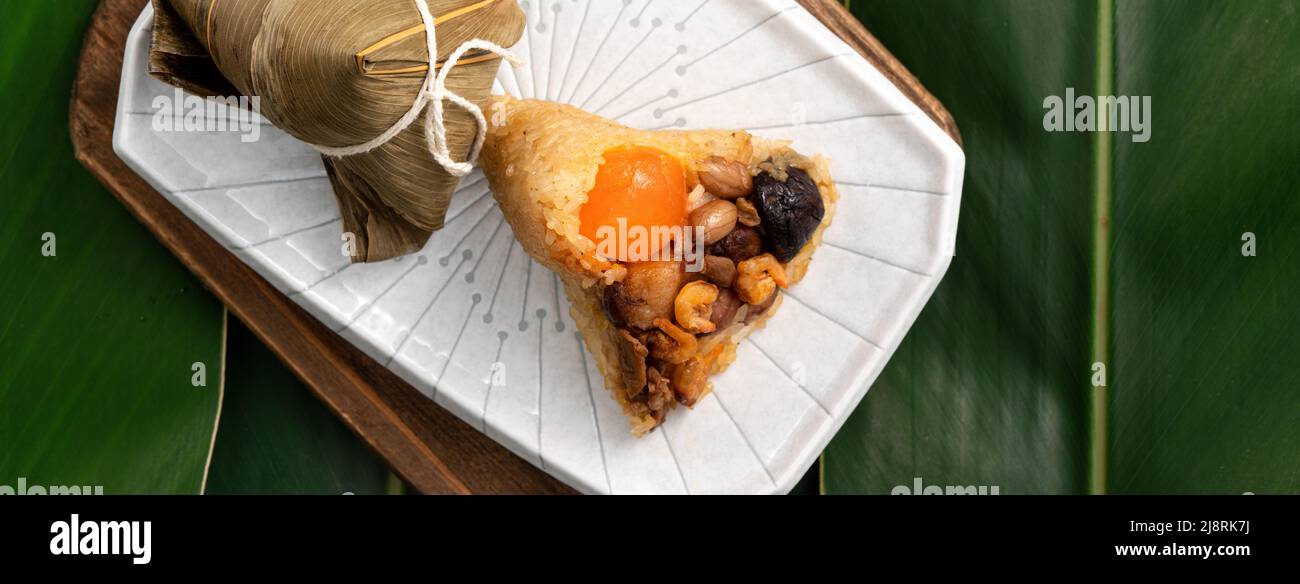Zongzi. Rice dumpling for Chinese traditional Dragon Boat Festival ...