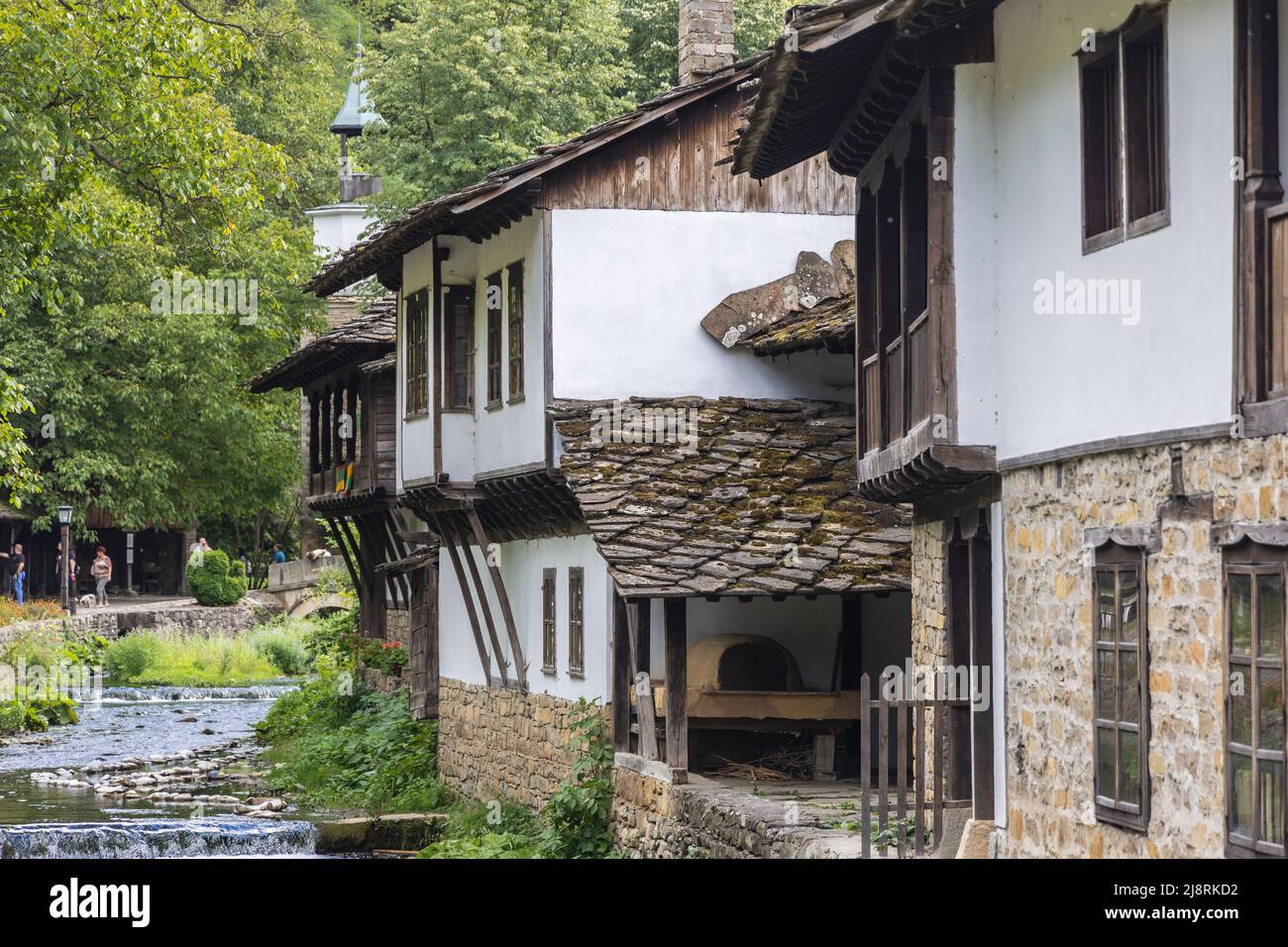 Traditional style buildings in Etar Architectural and Ethnographic ...