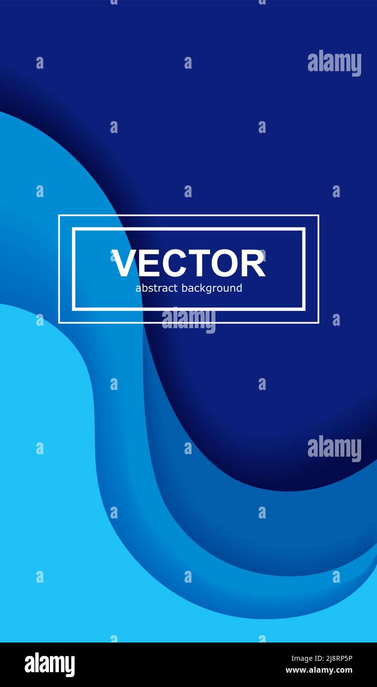 Dark blue vertical abstract design template backdrop Stock Vector Image ...