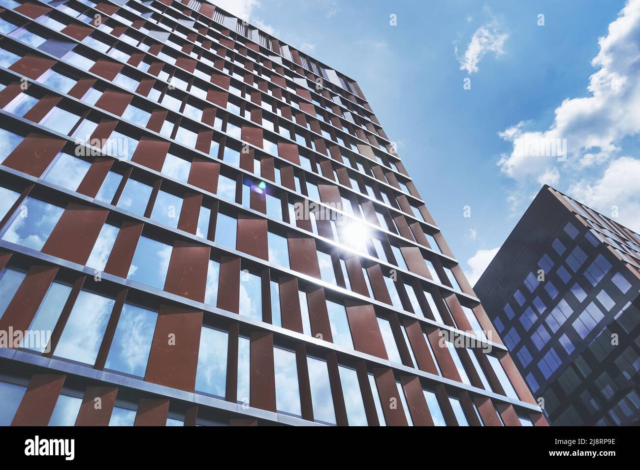 8th May 2022, Poland, Lodz - Modern office building at Fabryczna ...