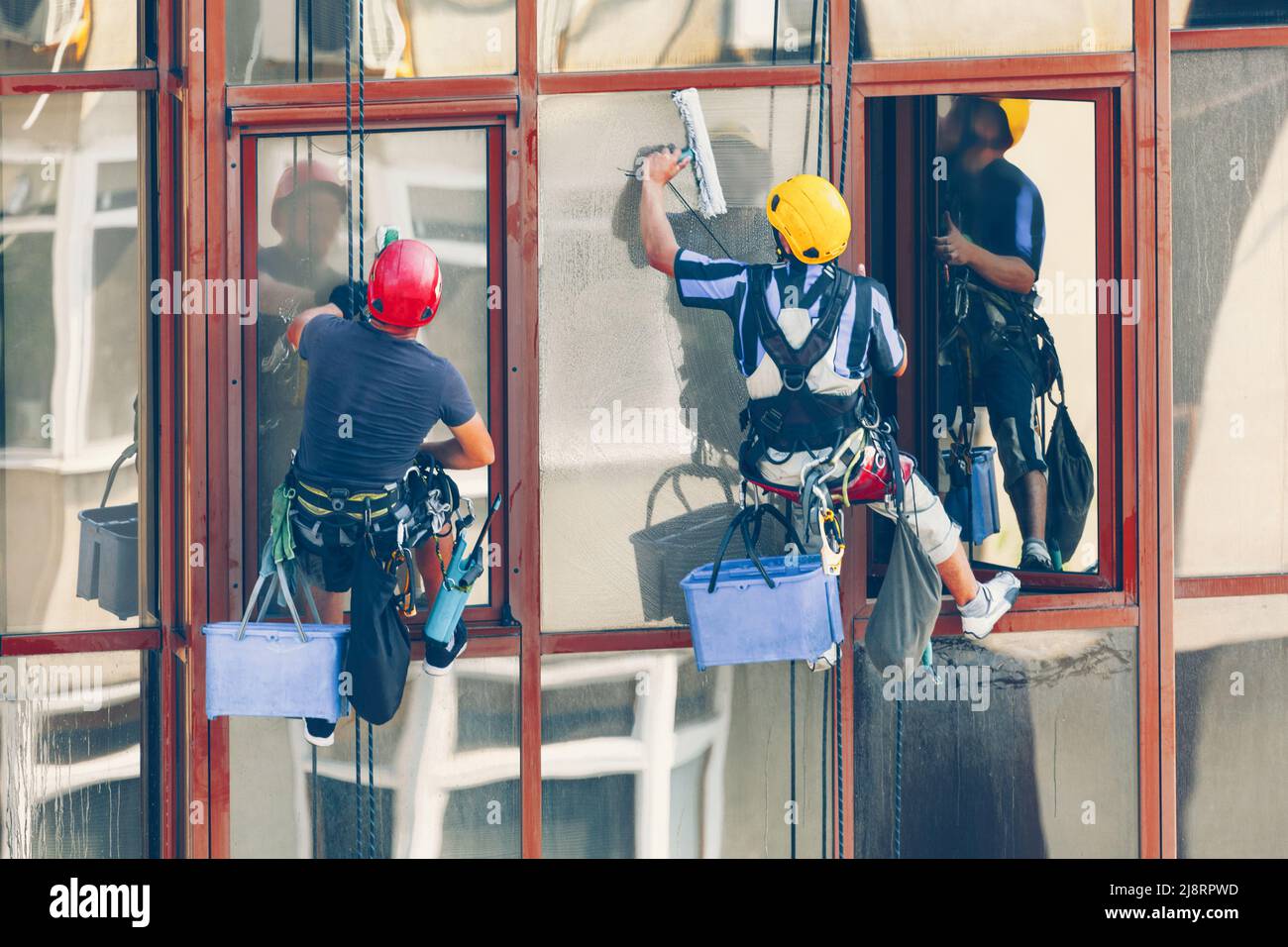Windows washers hi-res stock photography and images - Alamy