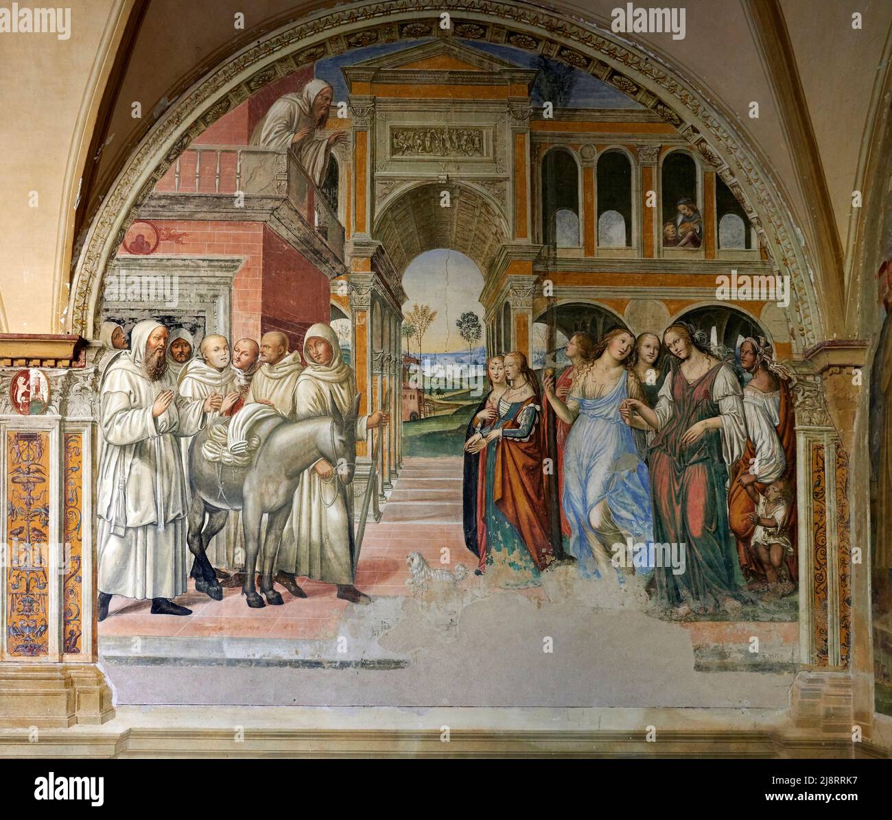 Storie di San Benedetto - Fiorenzo manda le meretrici al convento ...