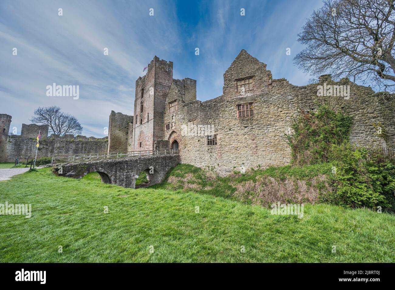 This colourful image is of the 10th century ruined medieval fortress of ...