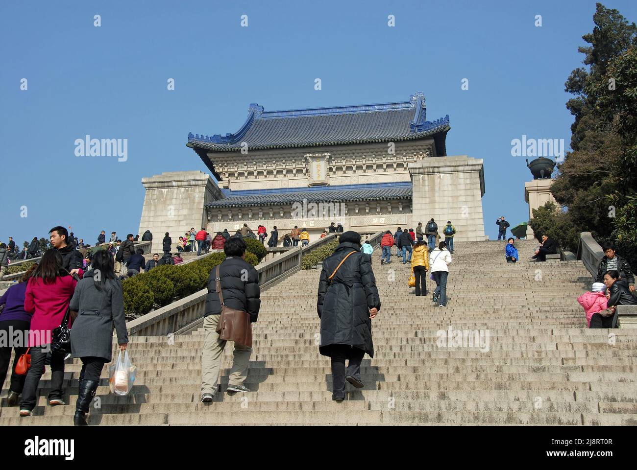 Purple mountain park china nanjing hi-res stock photography and images ...