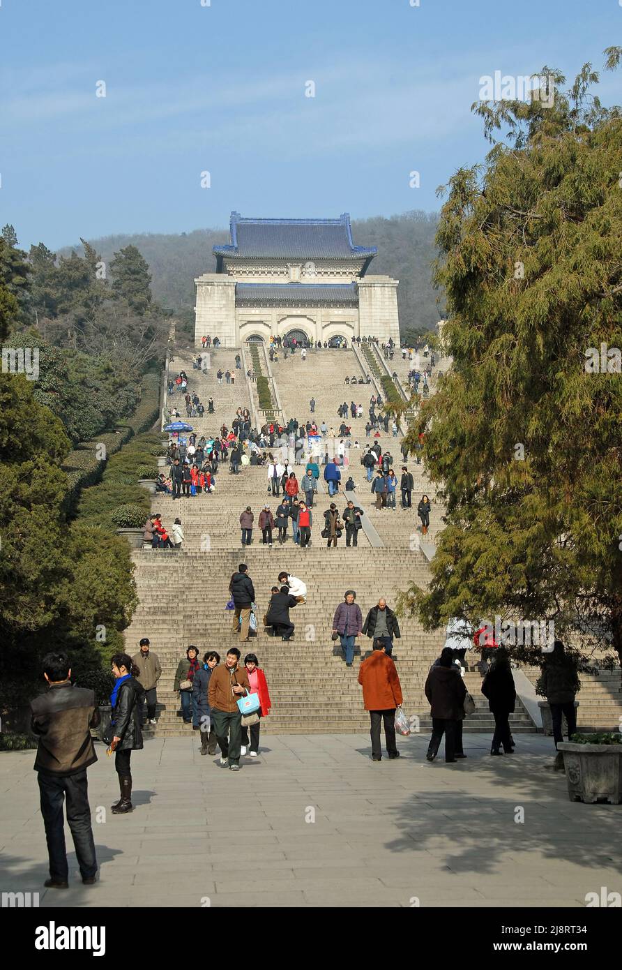 Nanjing, Jiangsu Province, China: Mausoleum of Dr Sun Yat Sen ...