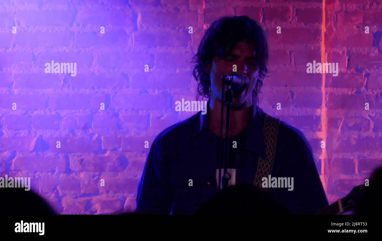 Venice, California, USA 17th May 2022 Singer Alex Greenwald performs ...