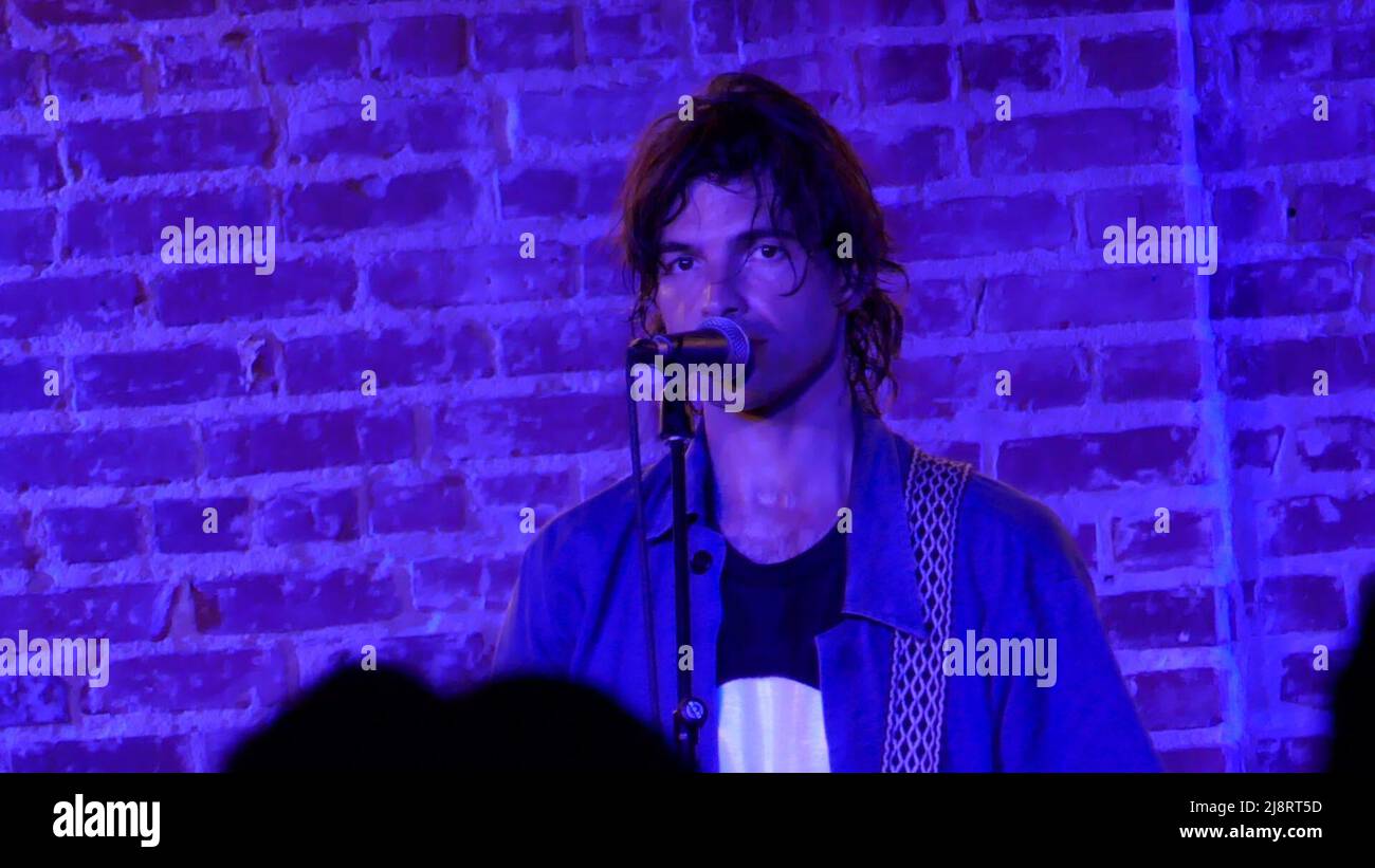Venice, California, USA 17th May 2022 Singer Alex Greenwald performs ...