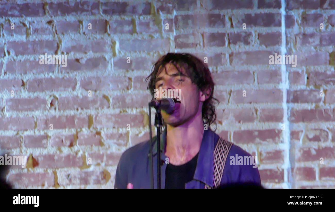 Venice, California, USA 17th May 2022 Singer Alex Greenwald performs ...
