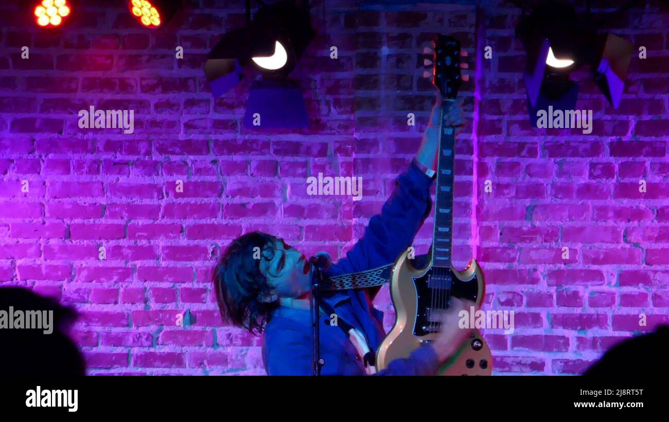 Venice, California, USA 17th May 2022 Singer Alex Greenwald performs ...