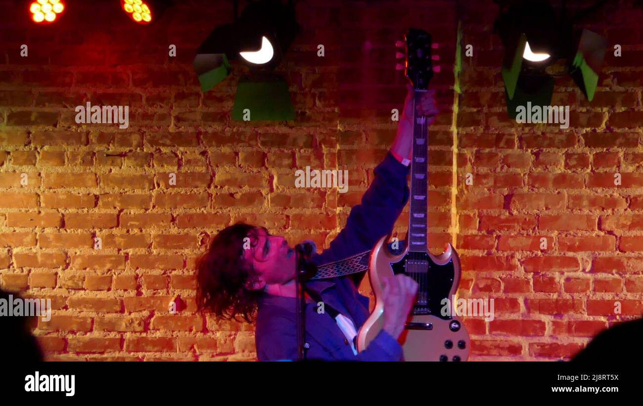 Venice, California, USA 17th May 2022 Singer Alex Greenwald performs ...