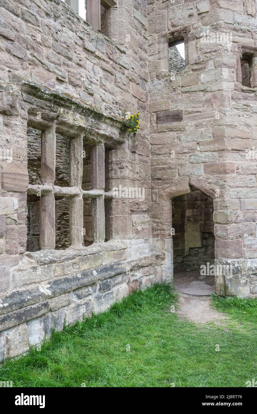 This colourful image is of the 10th century ruined medieval fortress of ...
