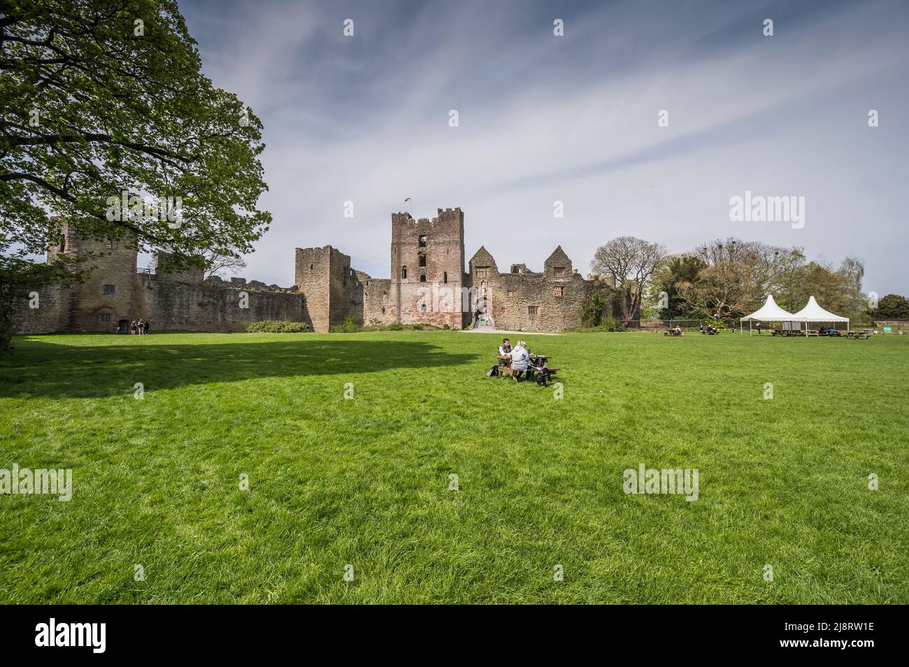 This colourful image is of the 10th century ruined medieval fortress of ...