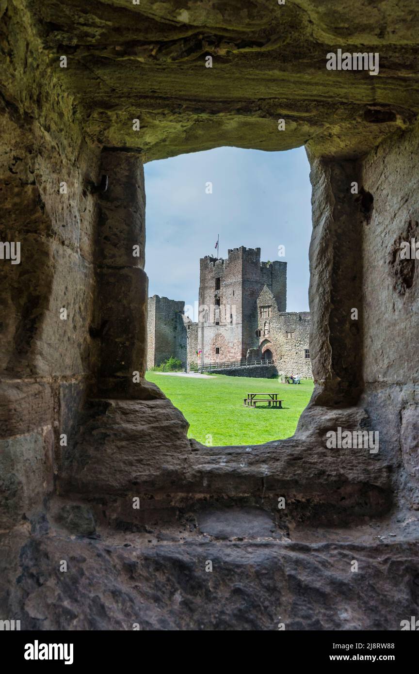 This colourful image is of the 10th century ruined medieval fortress of ...