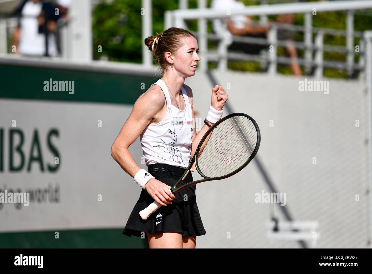Simona Waltert of Switzerland during the French Open (Roland-Garros ...