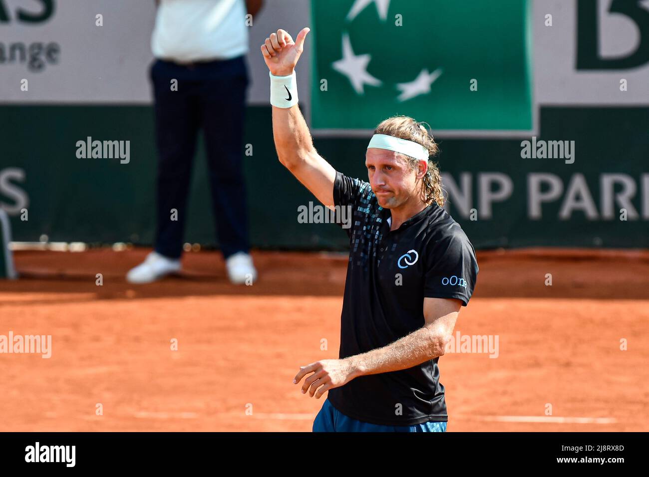 Tennys Sandgren of USA during the French Open (Roland-Garros) 2022 ...