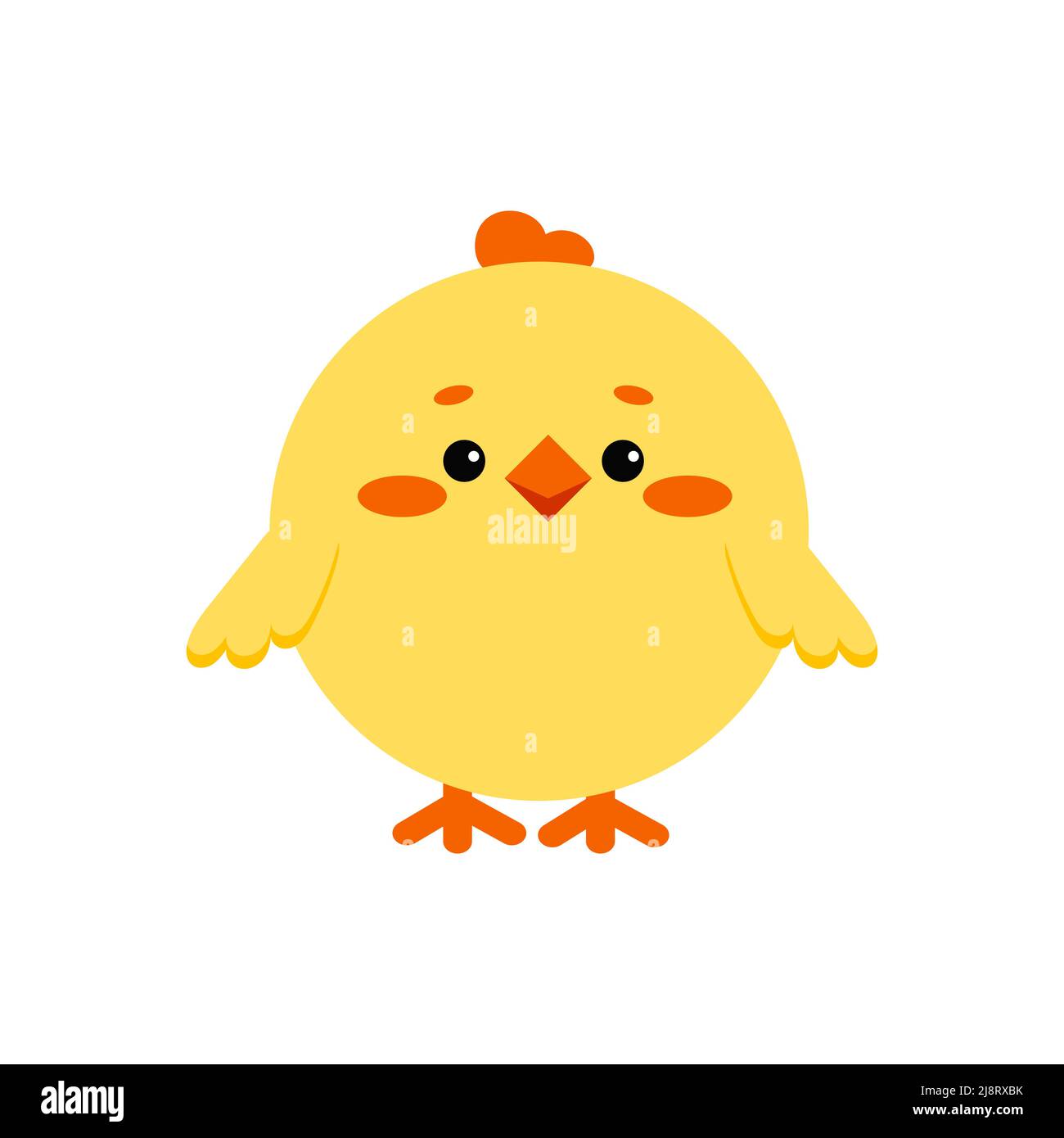 Circle farm chicken animal face icon isolated on white background Stock ...