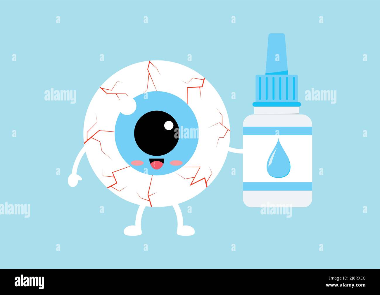 Cute eyeball eye drop hi-res stock photography and images - Alamy