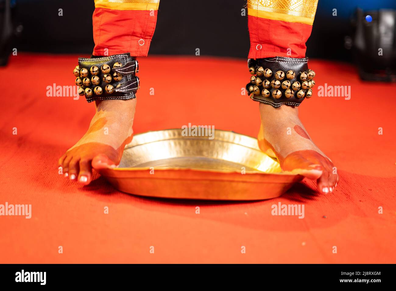 Kuchipudi Dance On Plates