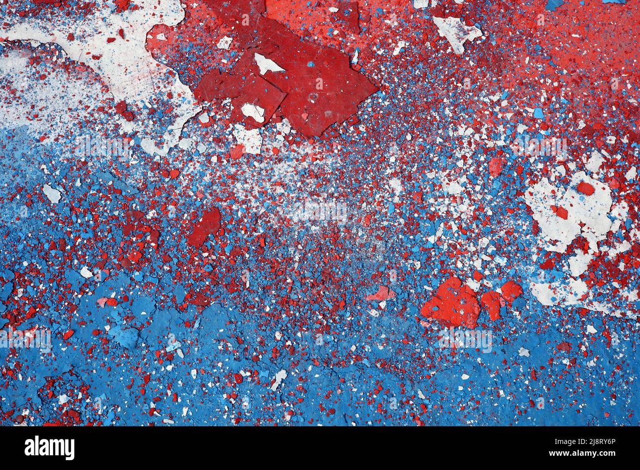 Colorful paint peeling on stone wall Stock Photo - Alamy