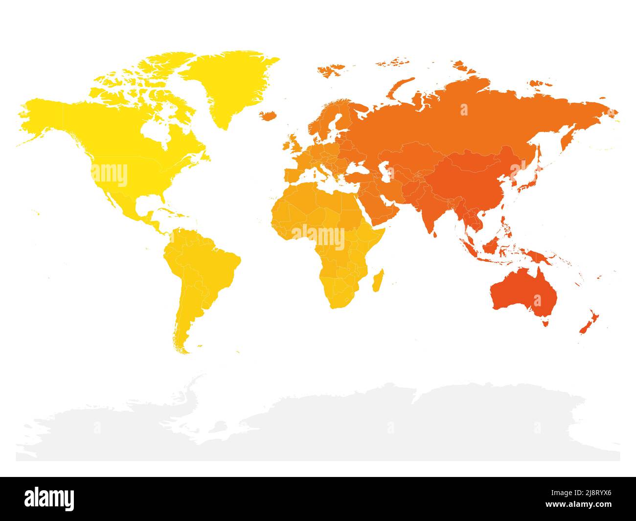 World map colour Stock Vector Images - Alamy