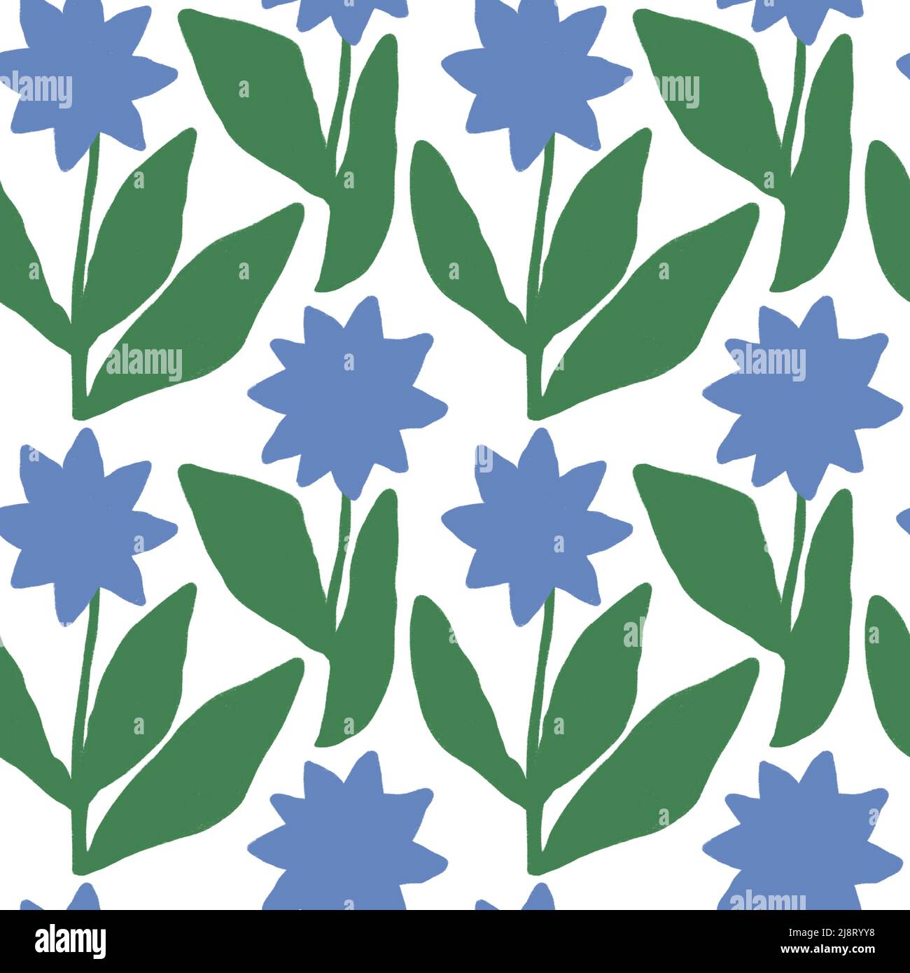 Pattern of modern exotic flowers. Creative collage modern floral ...