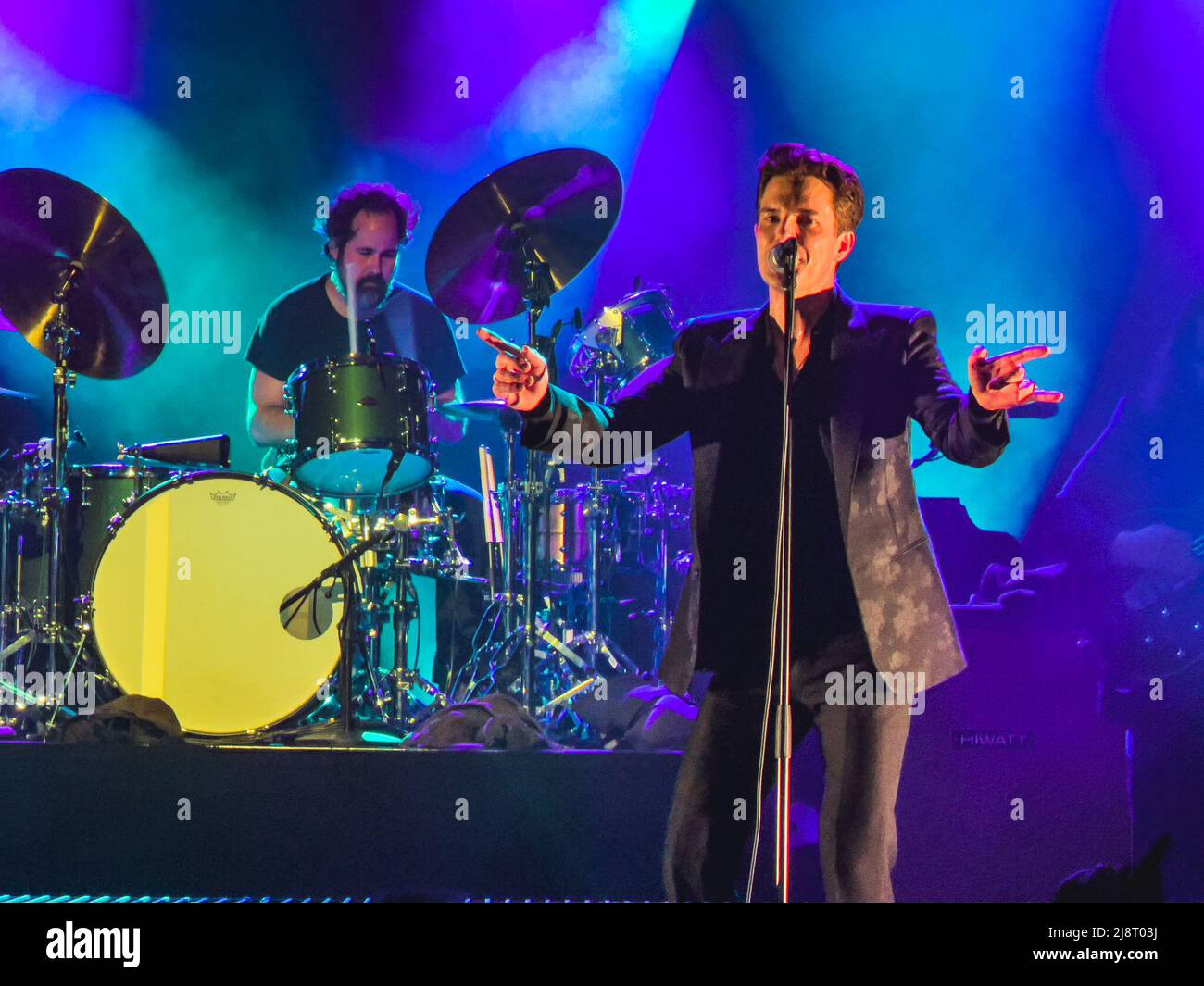 May 17, 2022: Las Vegas rock band The Killers, perform a special one off show at the O2 Academy ...