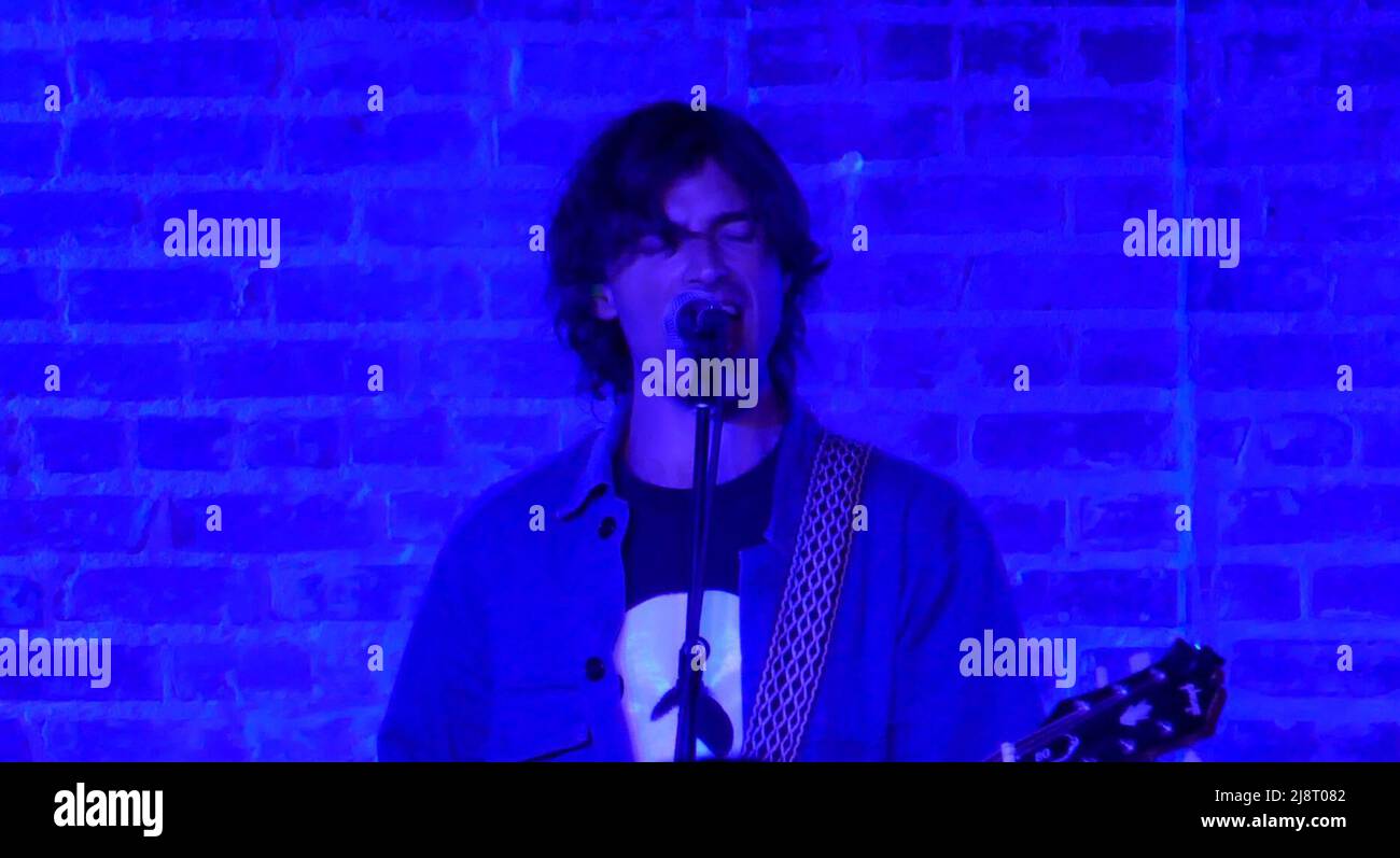 Venice, California, USA 17th May 2022 Singer Alex Greenwald performs ...