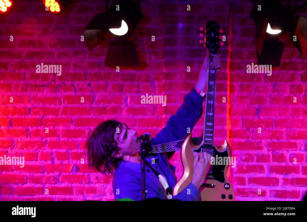 Venice, California, USA 17th May 2022 Singer Alex Greenwald performs ...