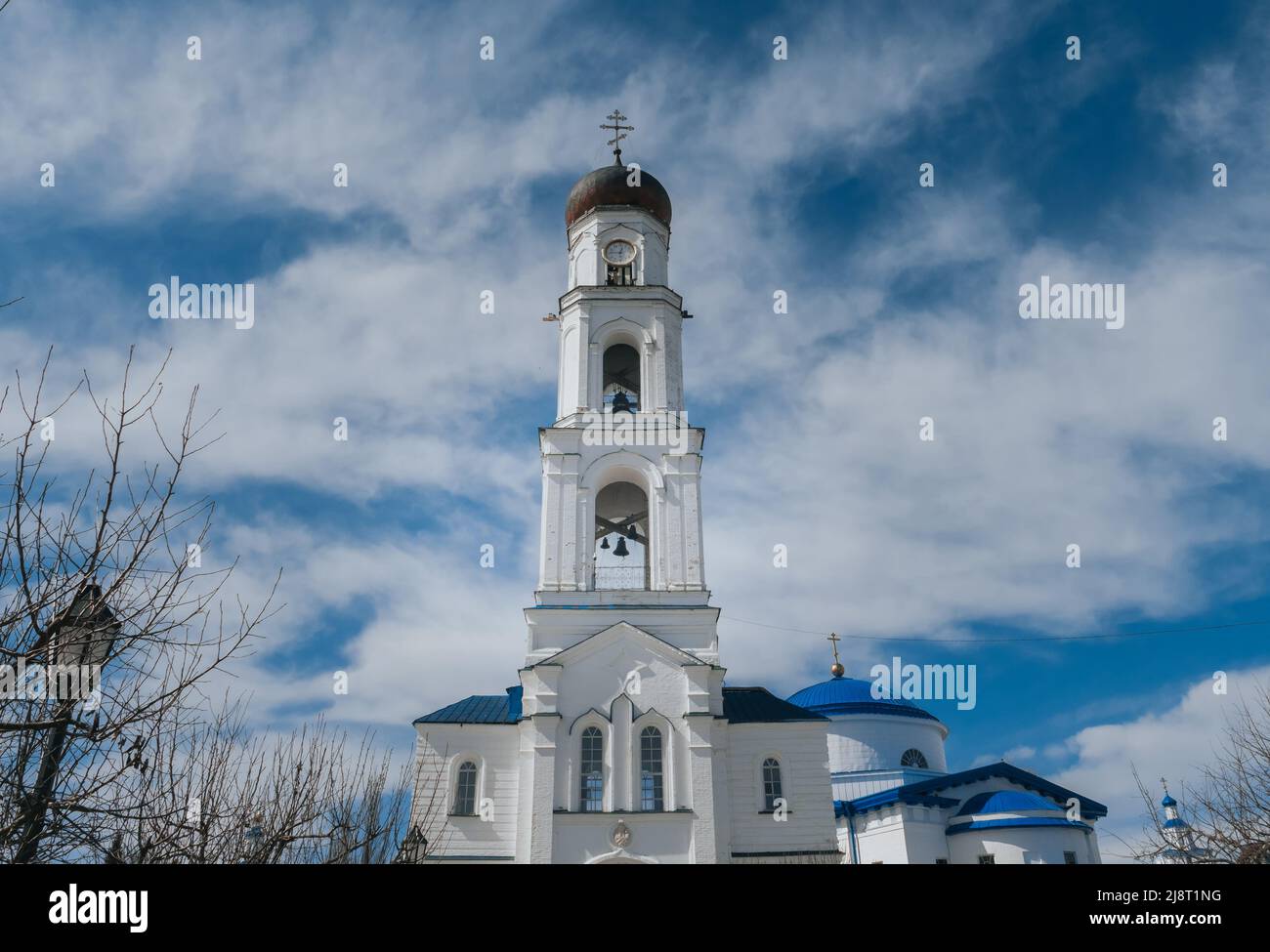 Raifa Bogoroditsky Monastery. Bell tower with a gate church in honor of ...