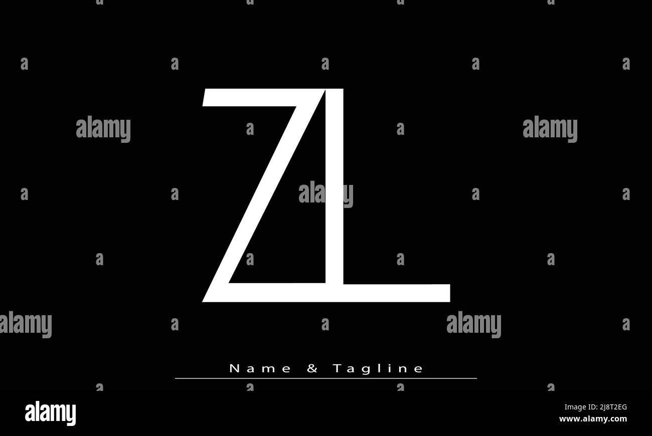 Alphabet letters Initials Monogram logo ZL , LZ Stock Vector Image ...