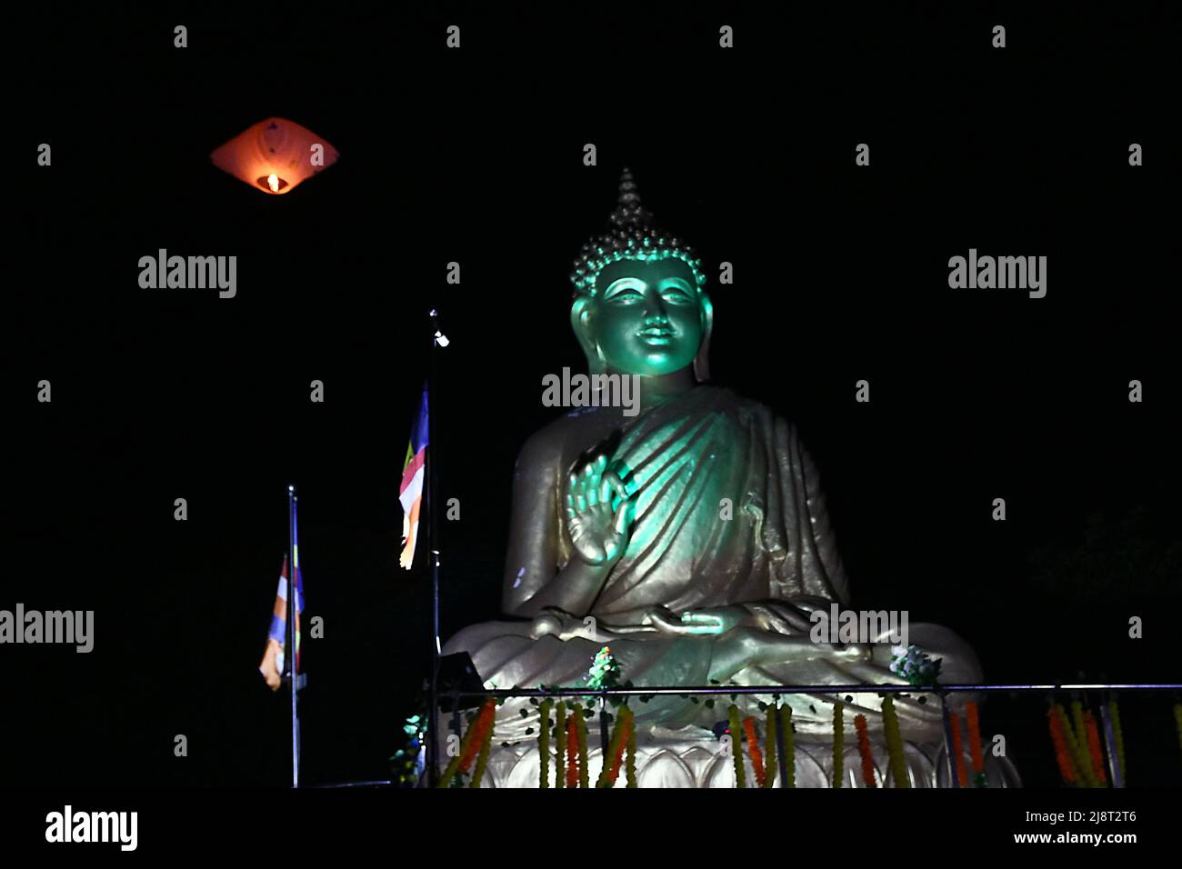 Buddhist monks and devotees fly Fanush (Hot Air Balloons) to honor the ...