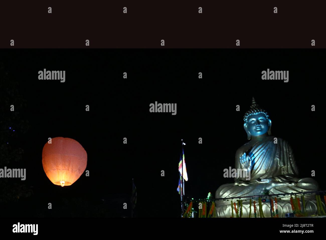 Buddhist monks and devotees fly Fanush (Hot Air Balloons) to honor the ...