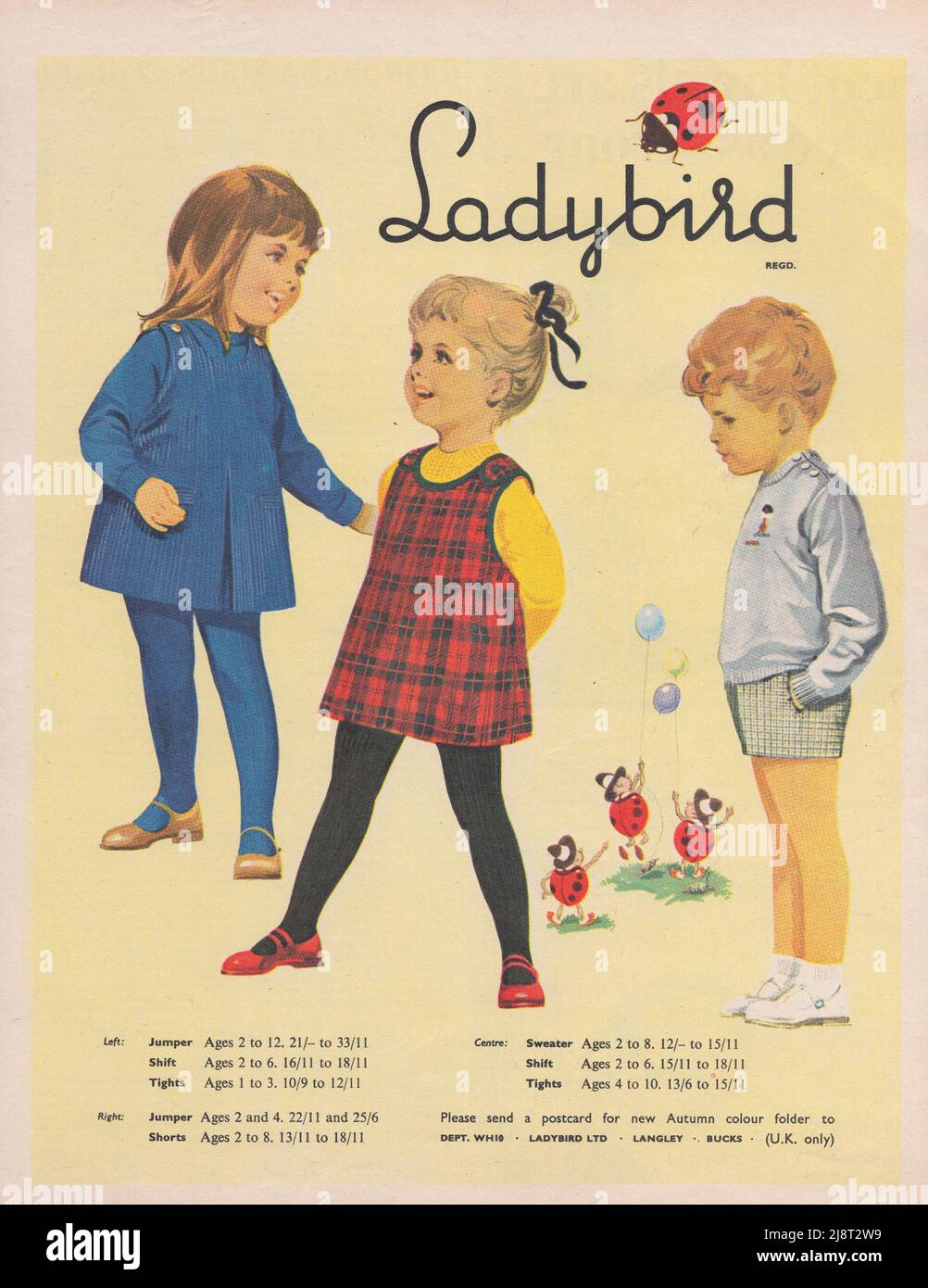 Ladybird Children's clothes children's wear vintage advertisement ...