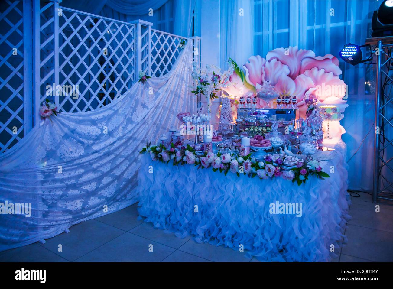 Birthday cake candles buffet hi-res stock photography and images - Alamy