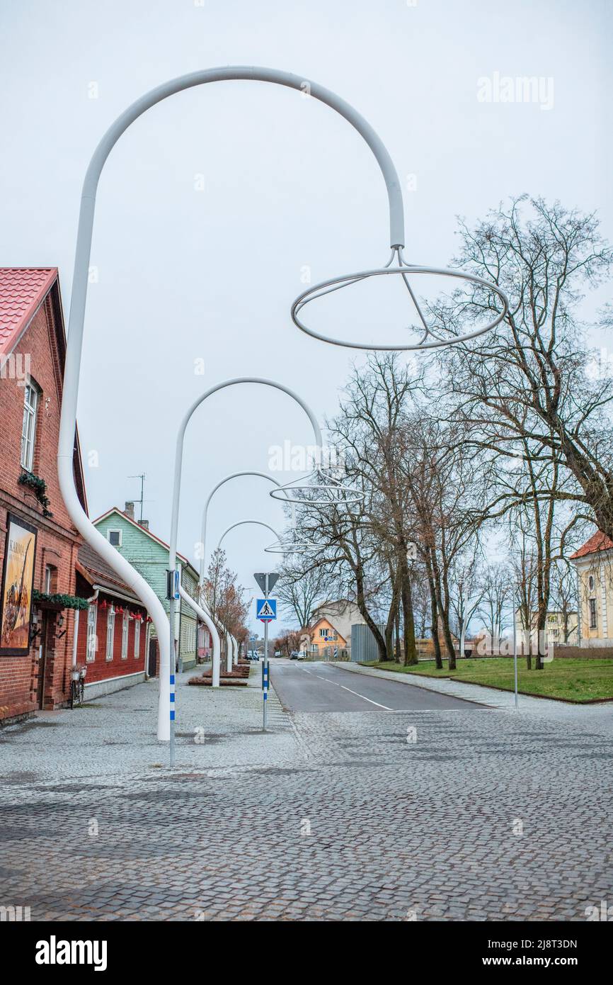 Voru city centre, Estonia Stock Photo - Alamy