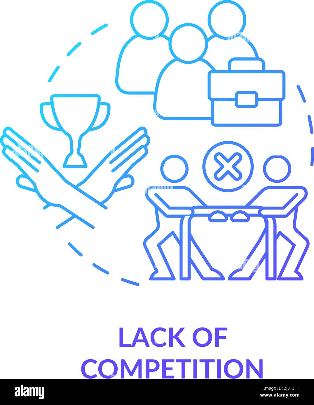 Lack of teamwork Stock Vector Images - Alamy