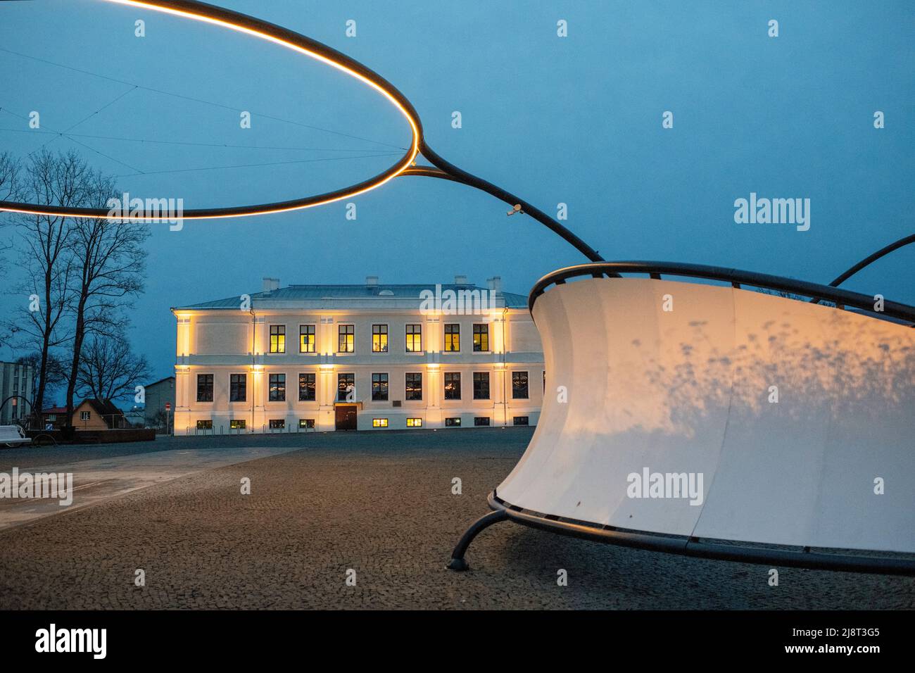 Voru city centre, Estonia Stock Photo - Alamy