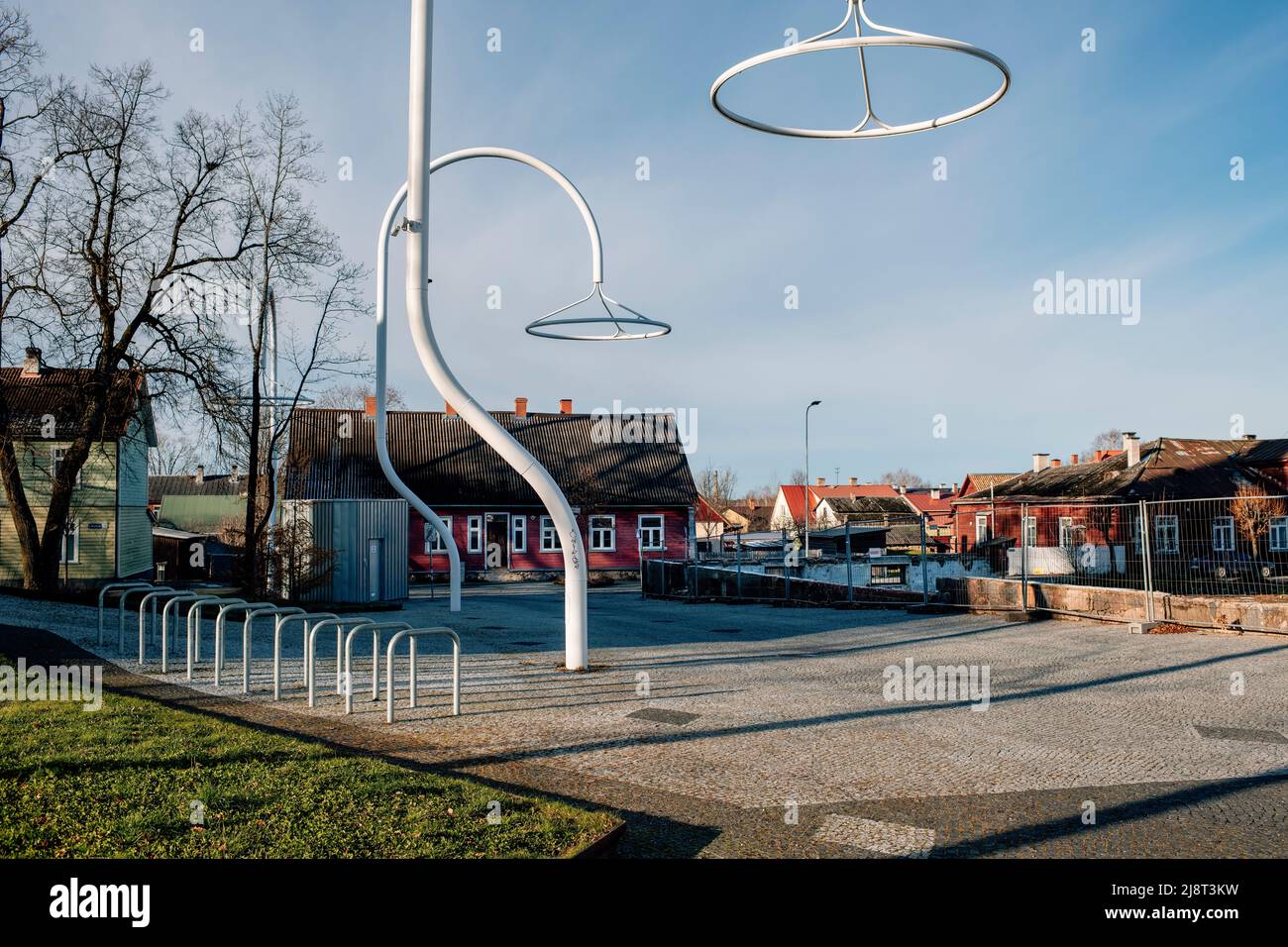 Voru city centre, Estonia Stock Photo - Alamy
