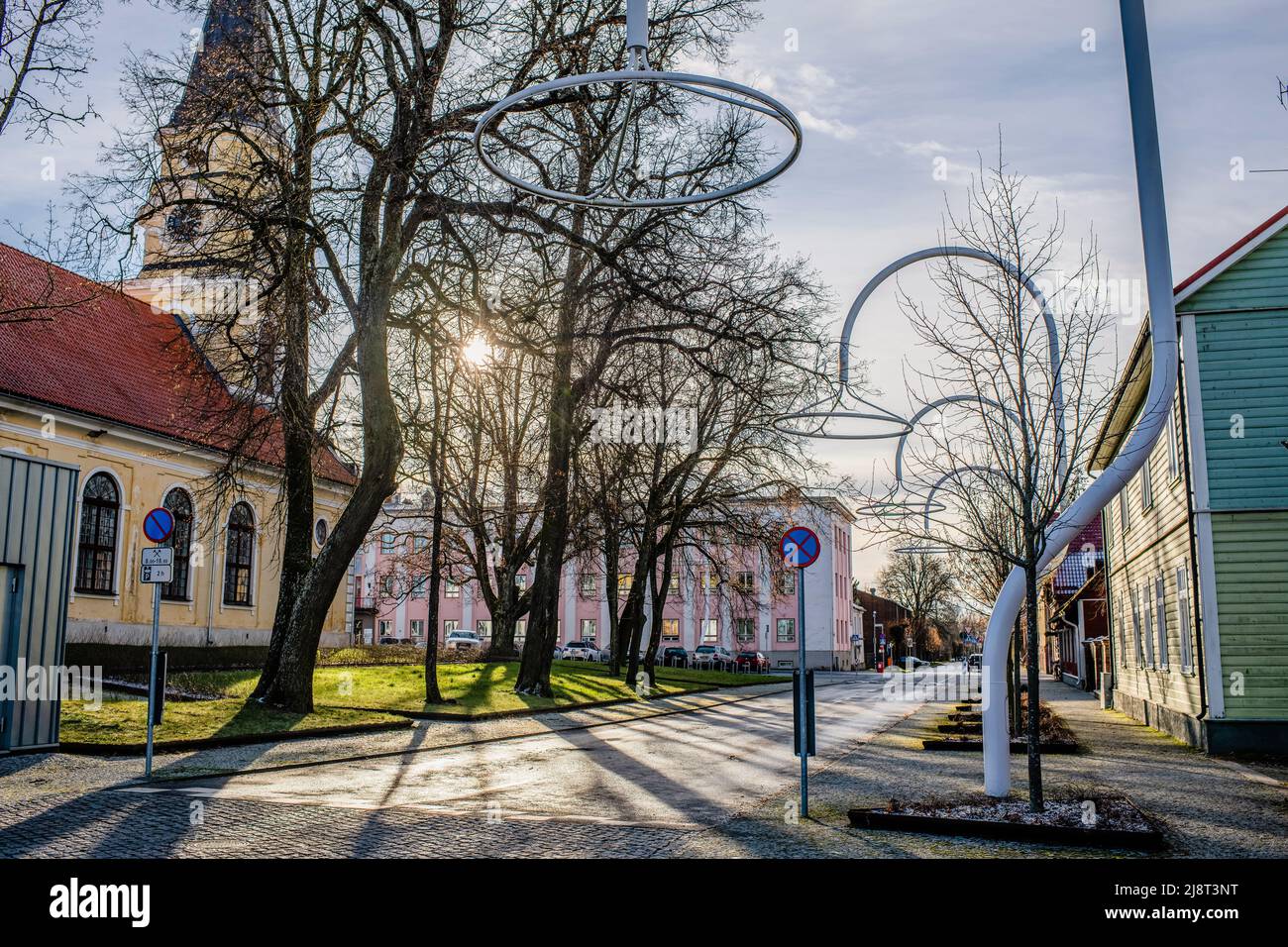 Voru city centre, Estonia Stock Photo - Alamy