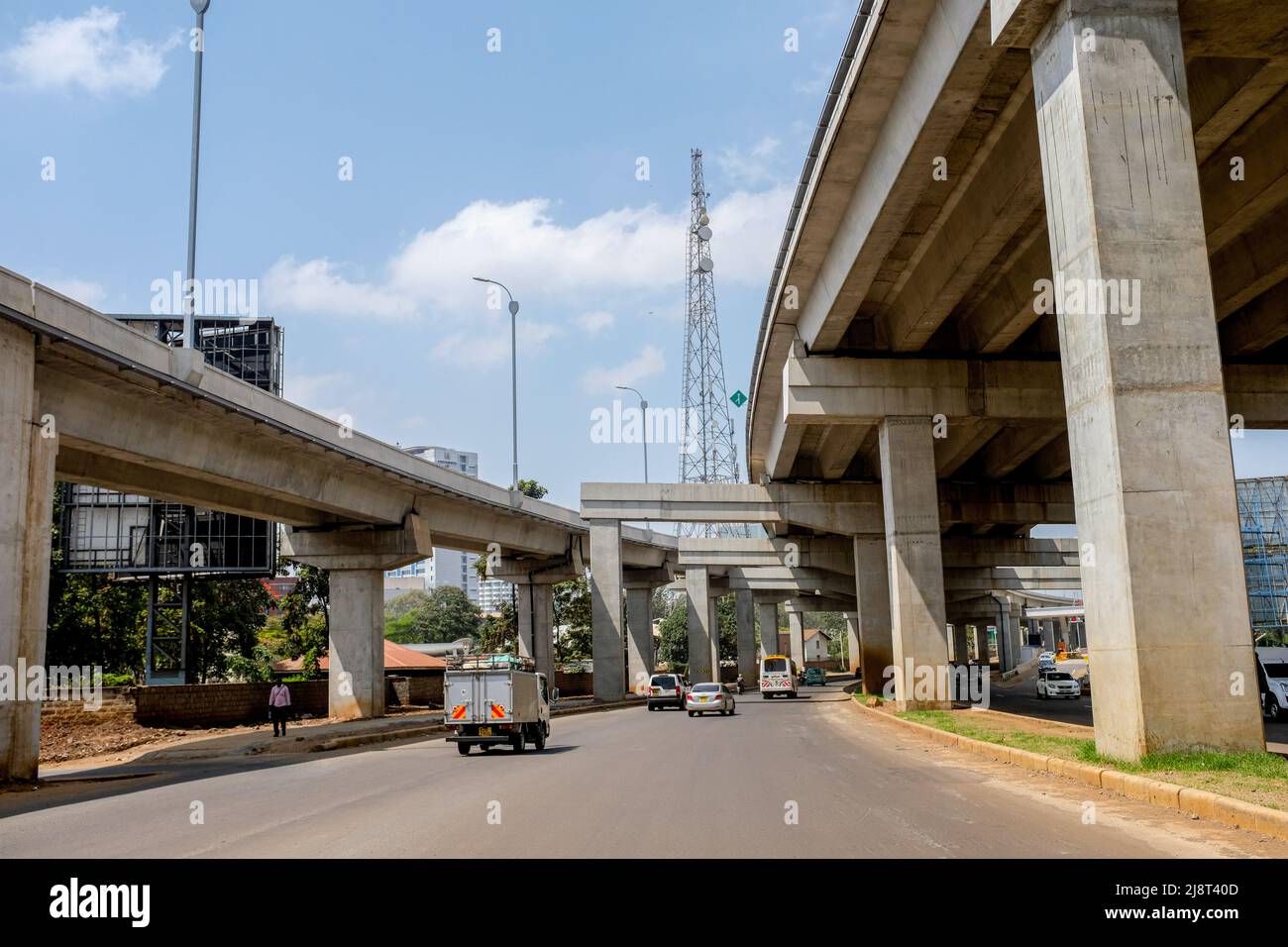 May 14, 2022, Nairobi, Kenya: Motorists drive past the new Nairobi ...
