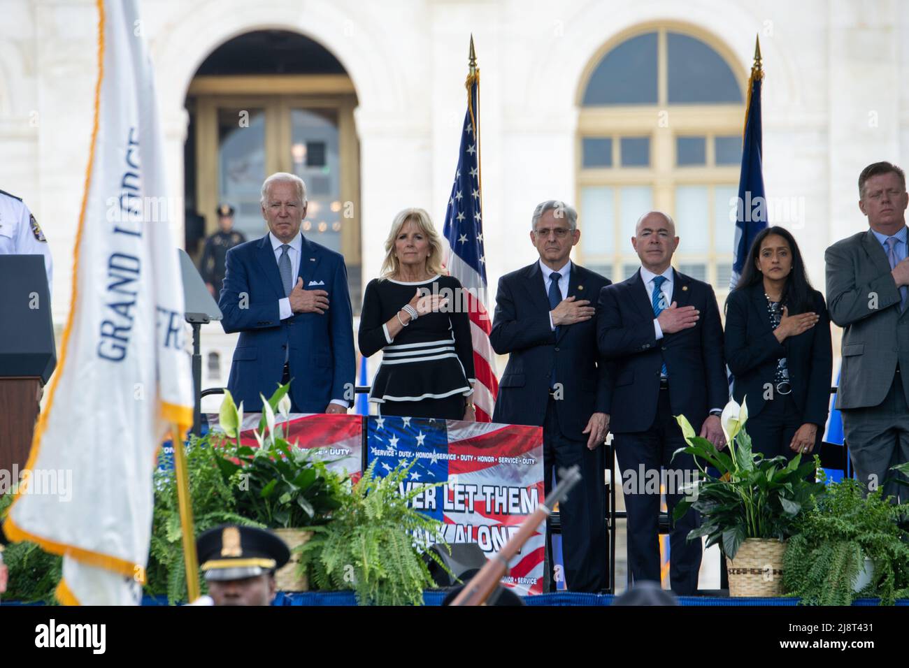 Biden and merrick garland hi-res stock photography and images - Alamy