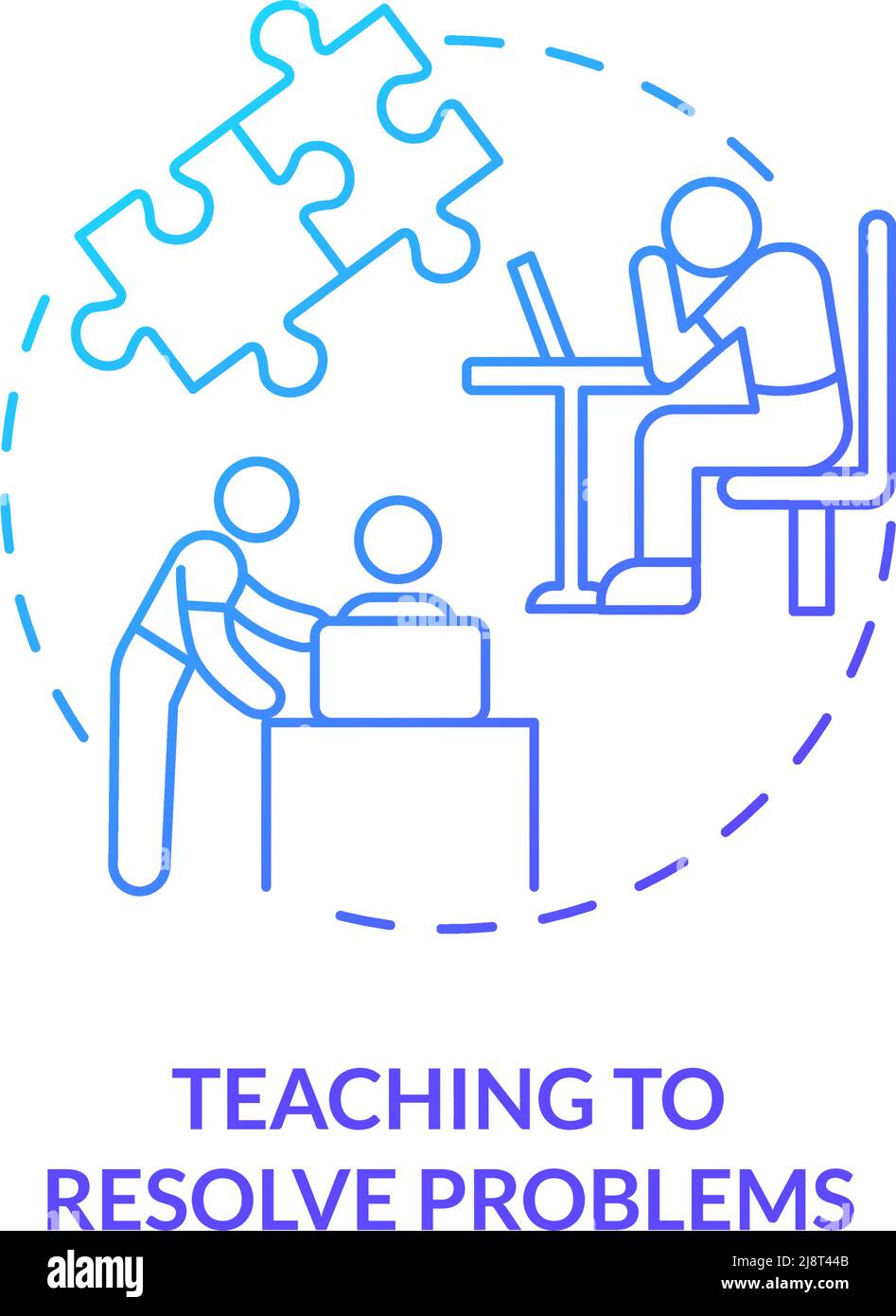 Teaching problems Stock Vector Images - Alamy