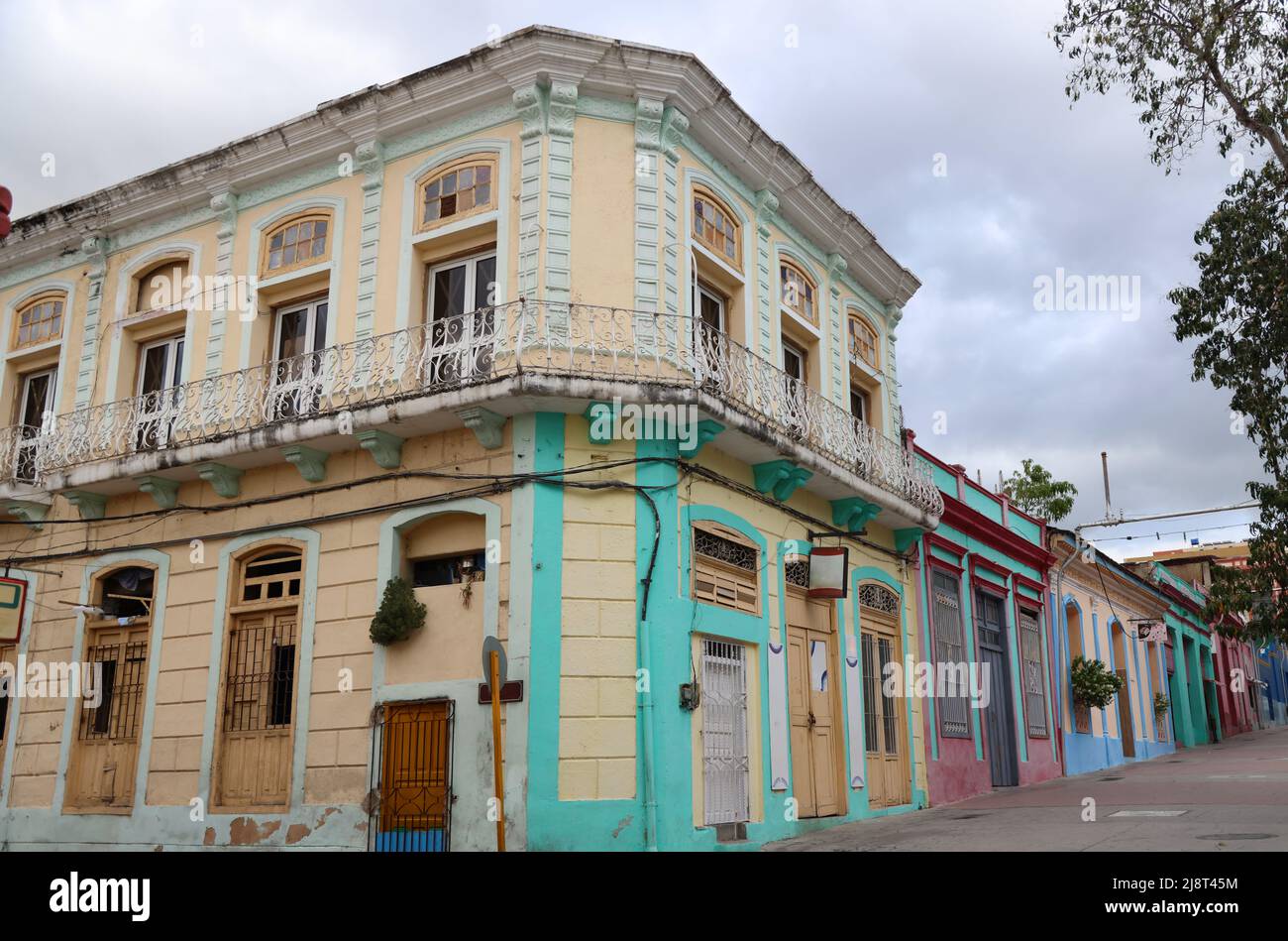 Santiago colonial buildings hi-res stock photography and images - Alamy