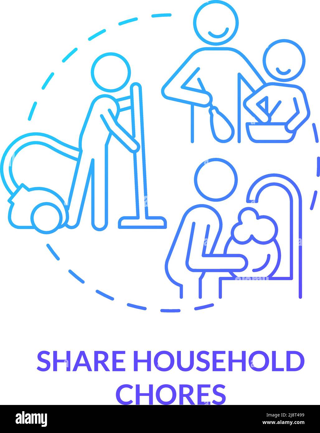 Household chores for children Stock Vector Images - Alamy