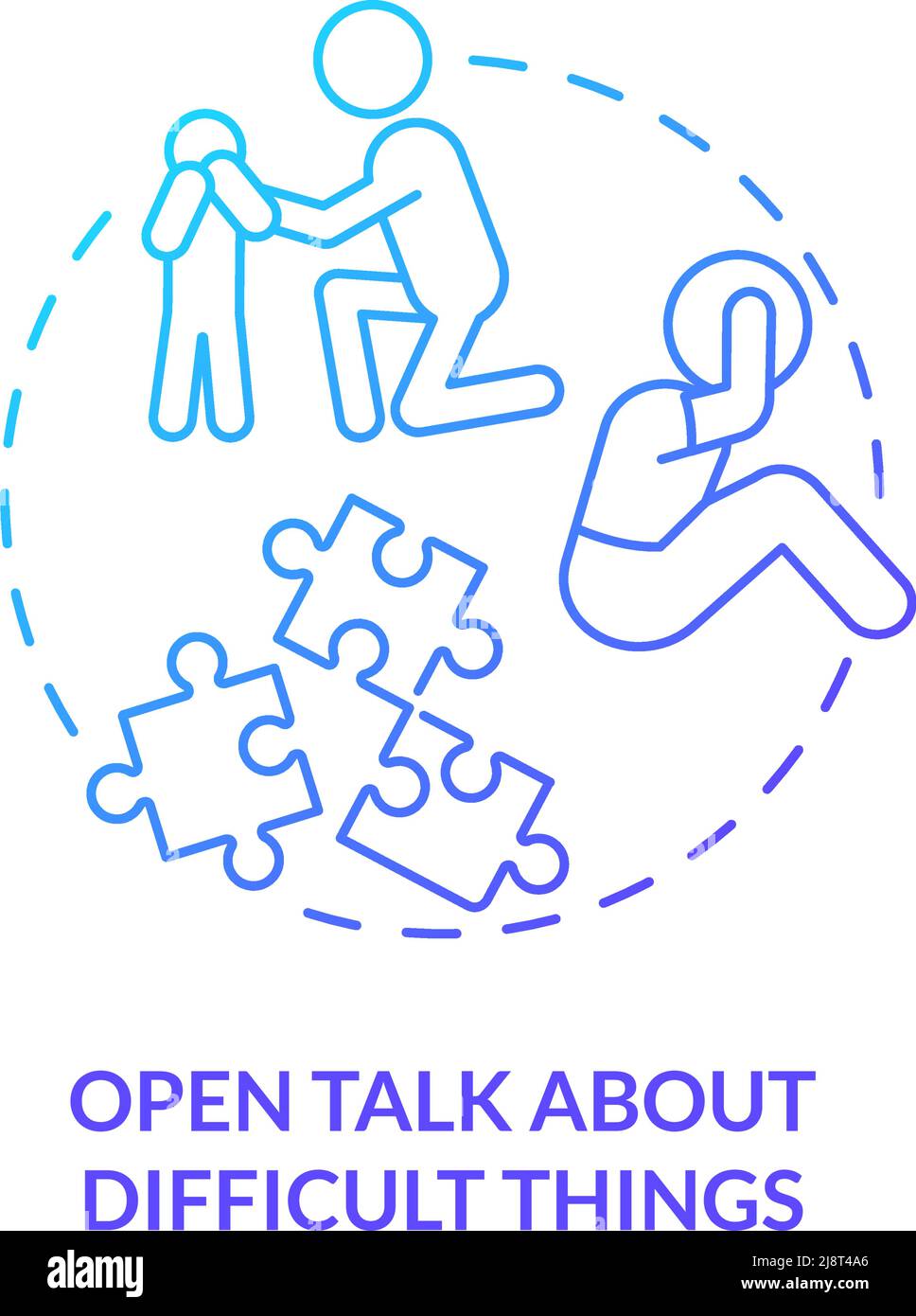 Difficult conversation Cut Out Stock Images & Pictures - Alamy