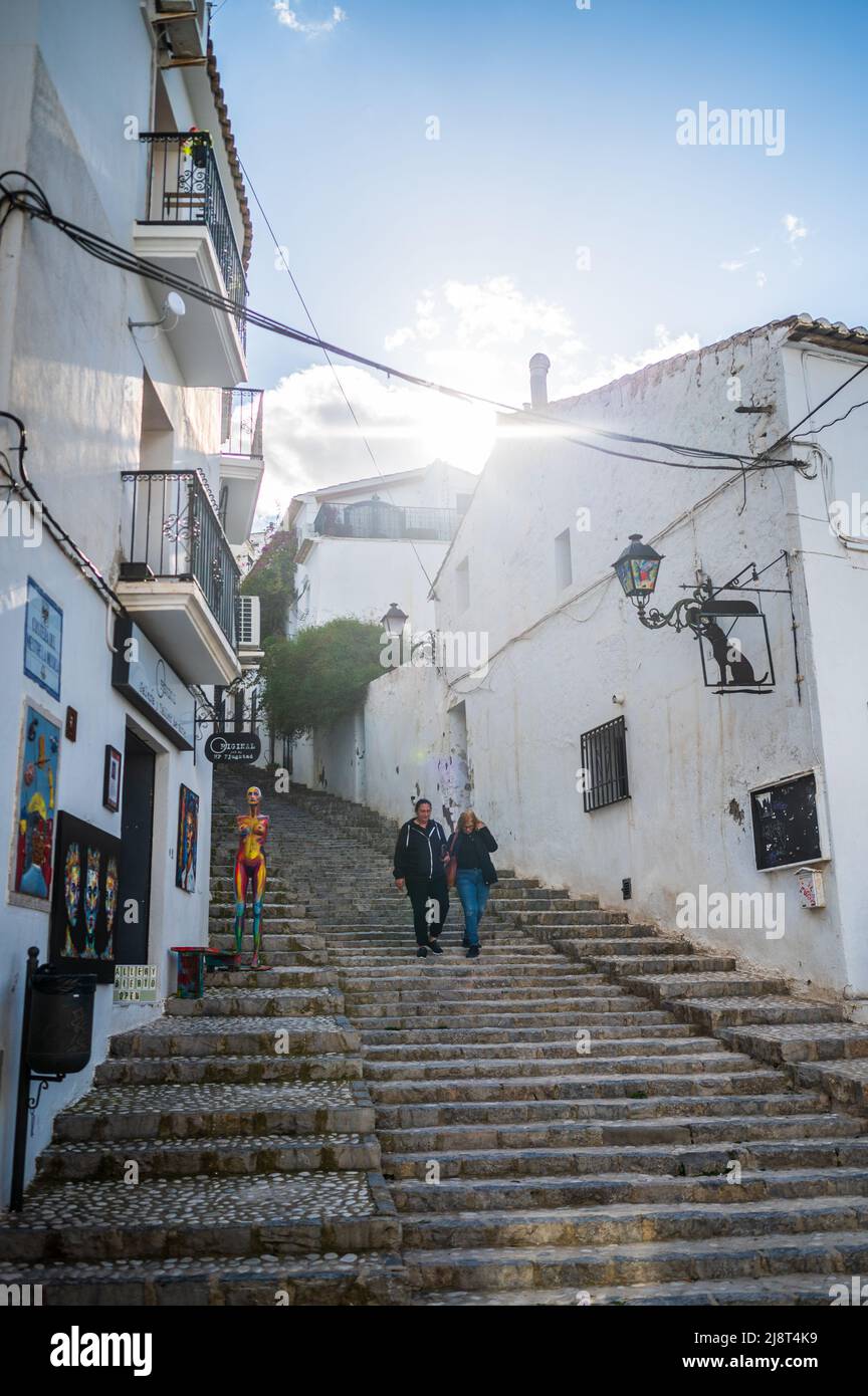 Altea old town, Alicante, Spain Stock Photo - Alamy