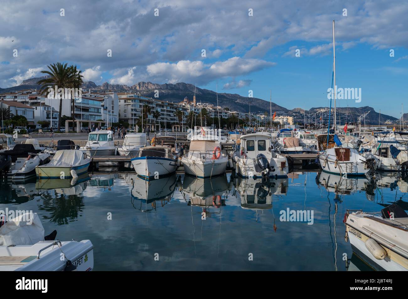 Sports port of Altea, Alicante, Spain Stock Photo - Alamy