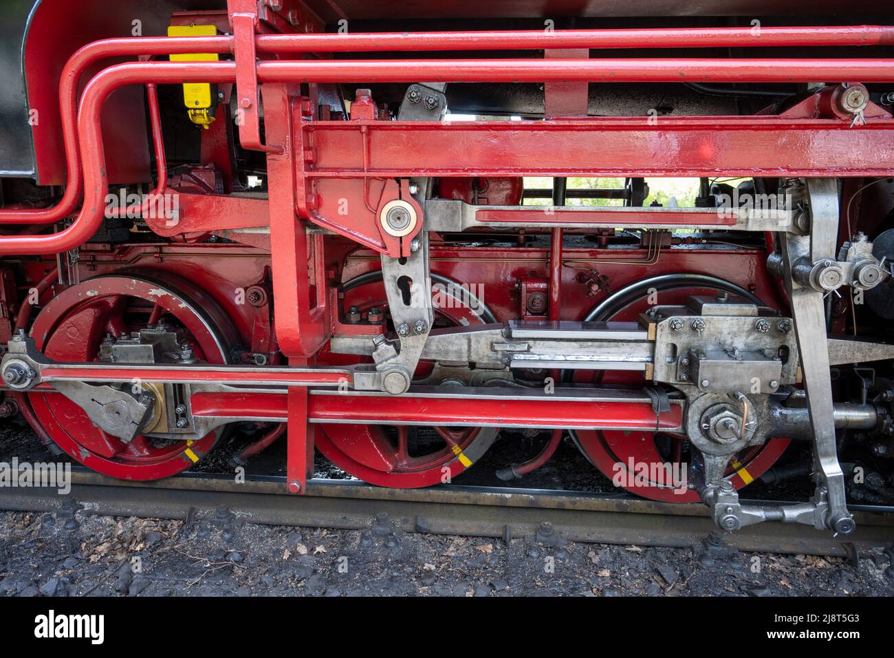 18 May 2022, Mecklenburg-Western Pomerania, Binz: Steam locomotive 99 ...