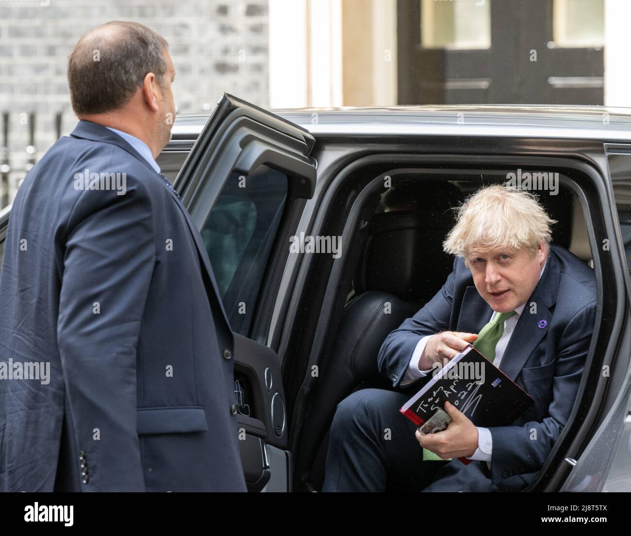 Boris johnson notebook hi-res stock photography and images - Alamy