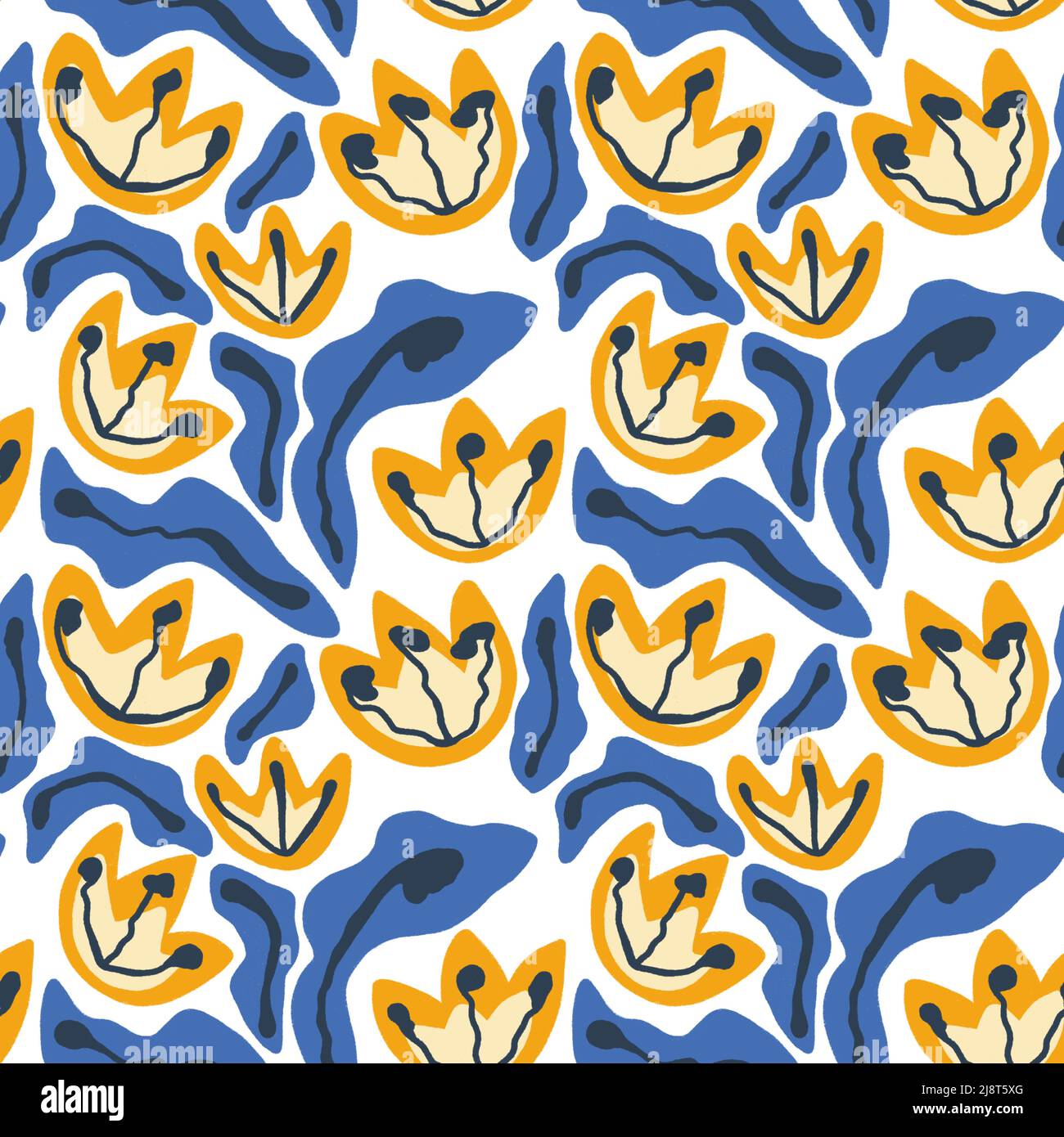 Floral pattern. Illustration with little flowers. Print with flowers ...